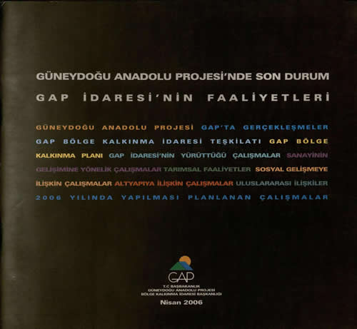 Güneydoğu Anadolu Projesi’nde Son Durum GAP İdaresi’nin Faaliyetleri ...