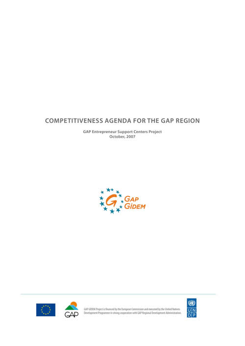 Competitiveness Agenda For The GAP Region