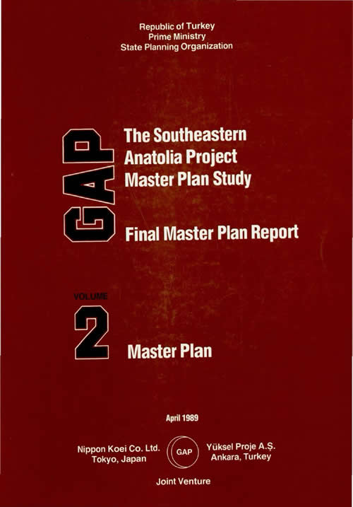 The Southeastern Anatolia Project Master Plan Study Final Master Plan Report Volume 2